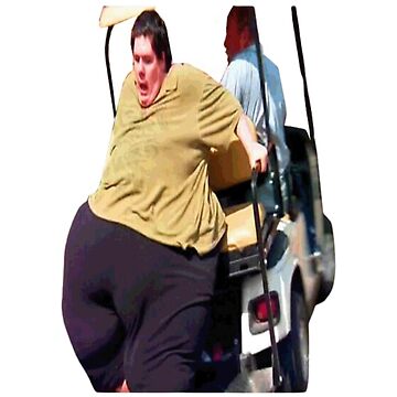 "my 600 lb life steven golf cart " Sticker for Sale by zozomaxine ...
