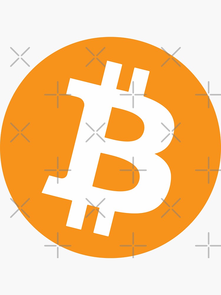 "Bitcoin Crypto - Bitcoin Btc Cryptocurrency" Sticker for Sale by ...