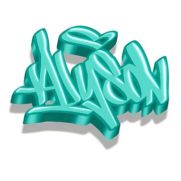 "Alyson" Sticker for Sale by Crave4paint | Redbubble