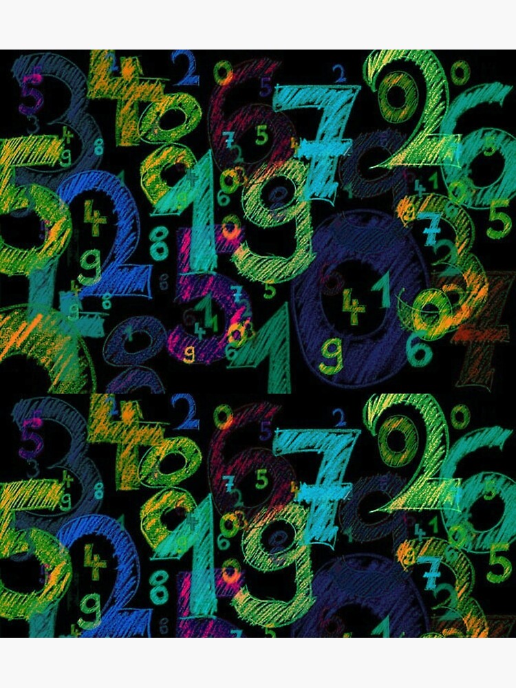 "Mathematics Number Black Color" Poster for Sale by Yellowriversss ...