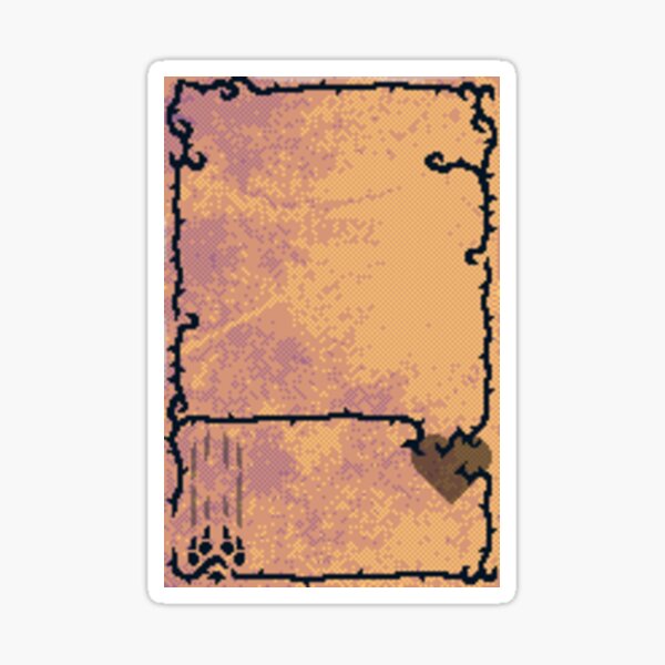 "Blank Inscryption Card Pixel Art" Sticker for Sale by floufybillo ...