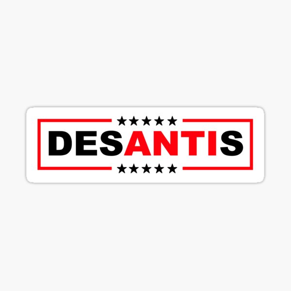 "ANTI DESANTIS Bumpersticker" Sticker for Sale by partyfarty | Redbubble