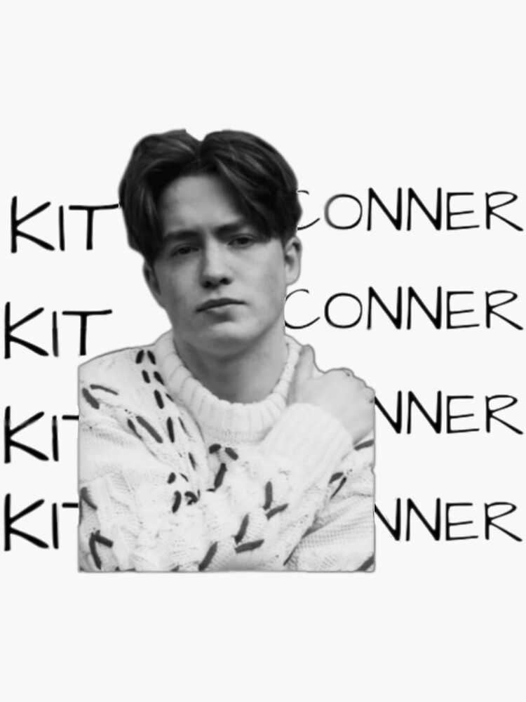 "Kit Conner - Black and White Look" Sticker for Sale by blackcocs ...
