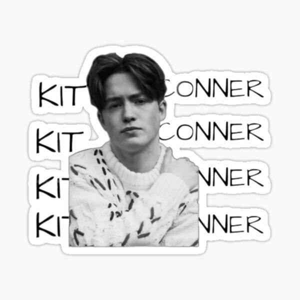 "Kit Conner - Black and White Look" Sticker for Sale by blackcocs ...