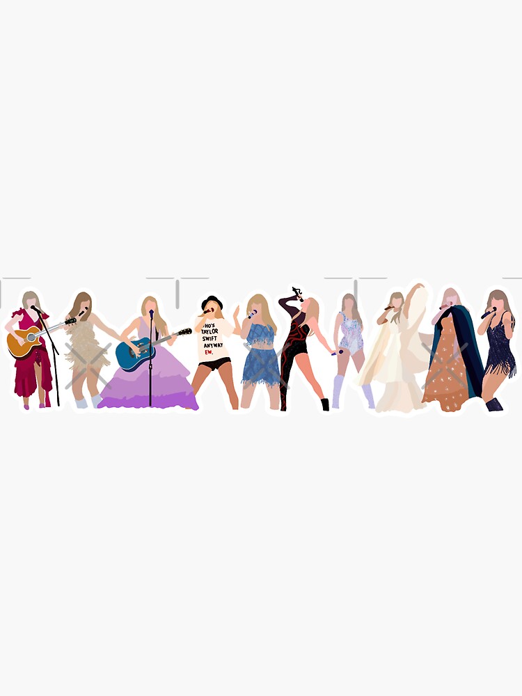 "Taylor Swift Eras Tour" Sticker for Sale by dolphin1128 | Redbubble