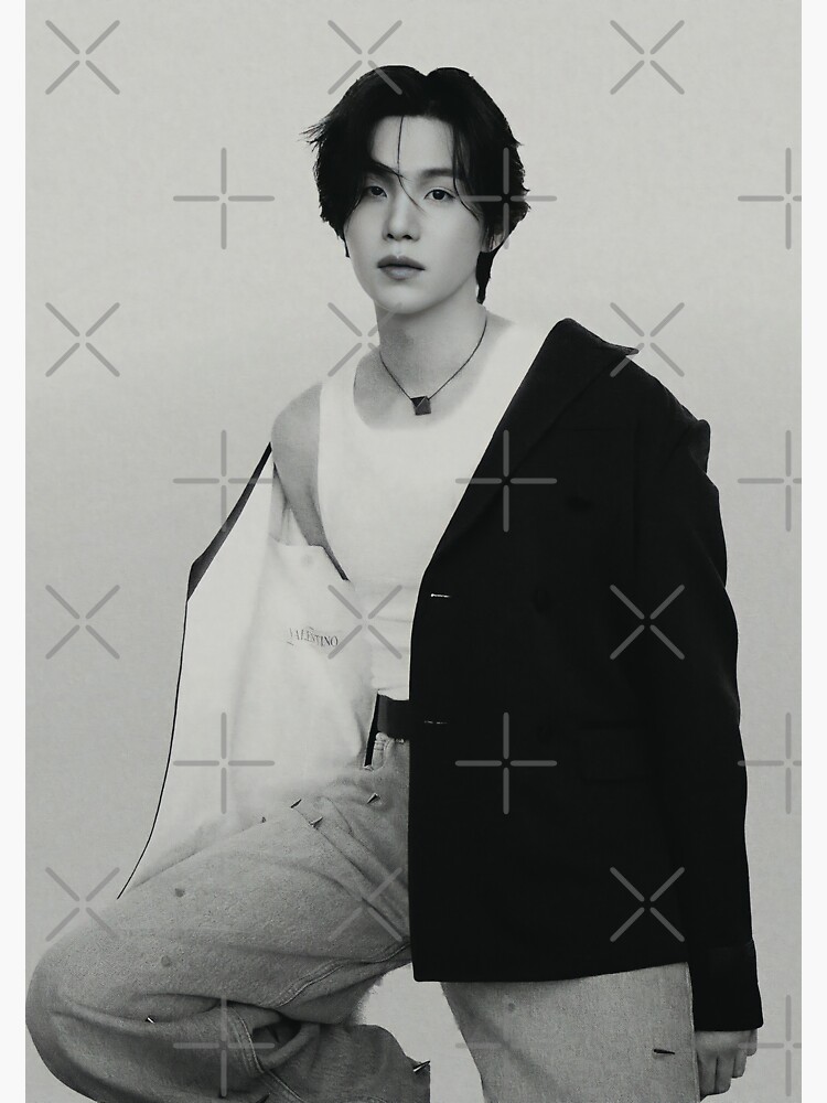 "Min Yoongi BTS Suga agust d monochrome" Sticker for Sale by ...