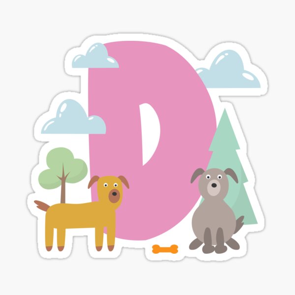 "Baby D - girl" Sticker for Sale by ClareAckerman | Redbubble