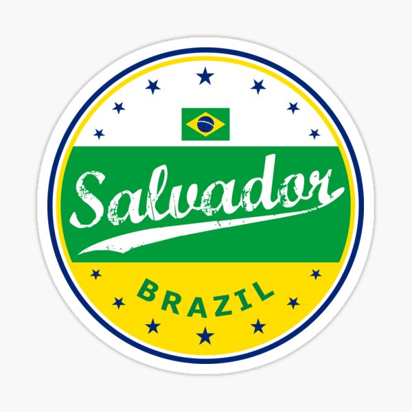 "Salvador, Bahia, Brazil" Sticker for Sale by Alma-Studio | Redbubble