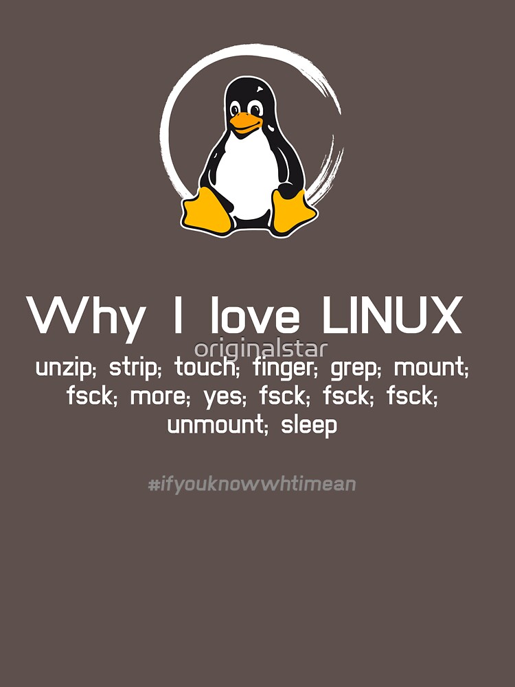 "linux penguin penguin pc nerd computer programmer code sysadmin" T ...