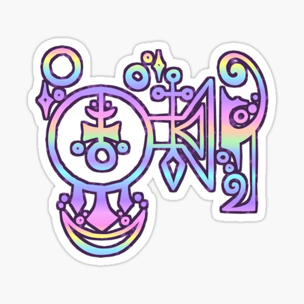 "Duke Amduscias Daemon Sigil // Modified Pastel Rainbow Version by ...