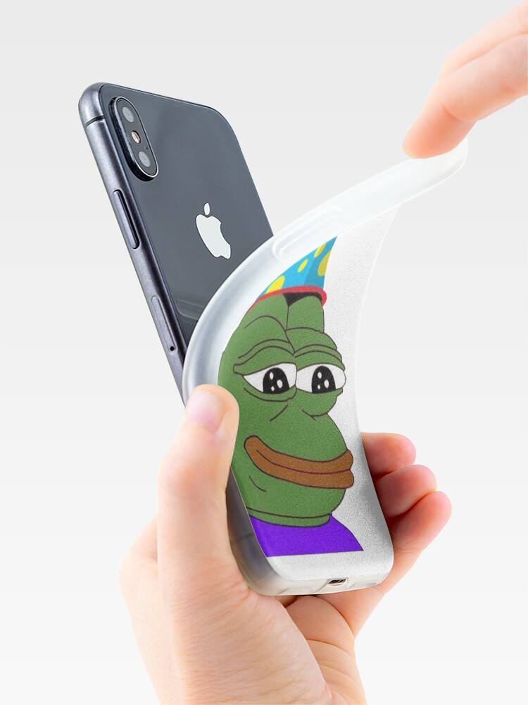 "FeelsBirthdayMan Twitch Emote" iPhone Case for Sale by mattysus ...