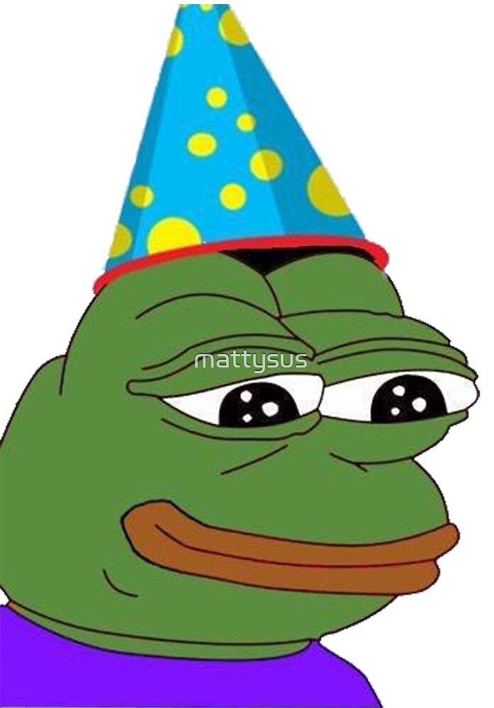 "FeelsBirthdayMan Twitch Emote" by mattysus | Redbubble