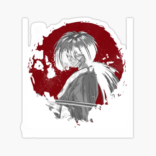 "The Battousai Vow Himura Kenshin Redemption Vintage" Sticker for Sale ...