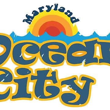 "Ocean City - Maryland." Sticker for Sale by ishore1 | Redbubble