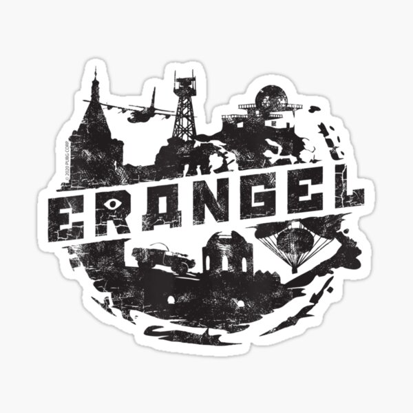 "PUBG Erangel " Sticker for Sale by MichaelDavnjn | Redbubble