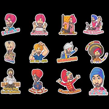 "diljit dosanjh (1)" Sticker for Sale by Nidstrunk | Redbubble