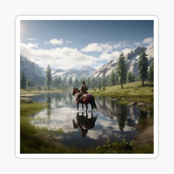 "red dead redemption 2" Sticker for Sale by sharpalison | Redbubble