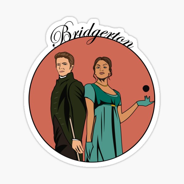 "bridgerton" Sticker for Sale by illustrational0 | Redbubble