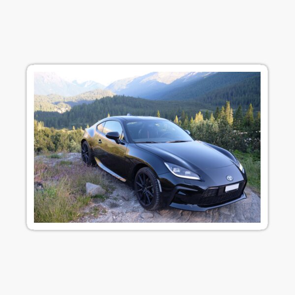 "Toyota GR86 in the swiss alps" Sticker for Sale by AlpineCars | Redbubble