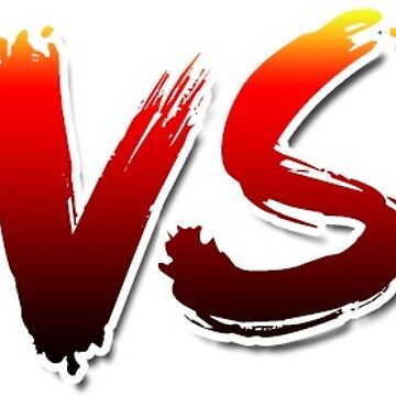 "'VS' Sticker" Sticker for Sale by Sbooth9 | Redbubble