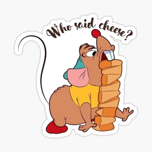 "Gus Gus - Who said Cheese gus gus" Sticker by soniaaseguin | Redbubble
