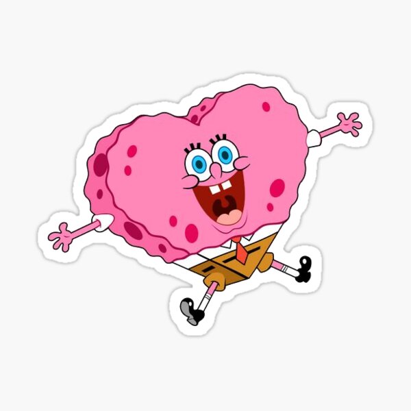 "SpongeBob " Sticker for Sale by shahdg | Redbubble