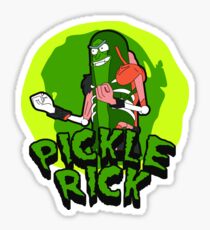 Pickle Rick: Stickers | Redbubble