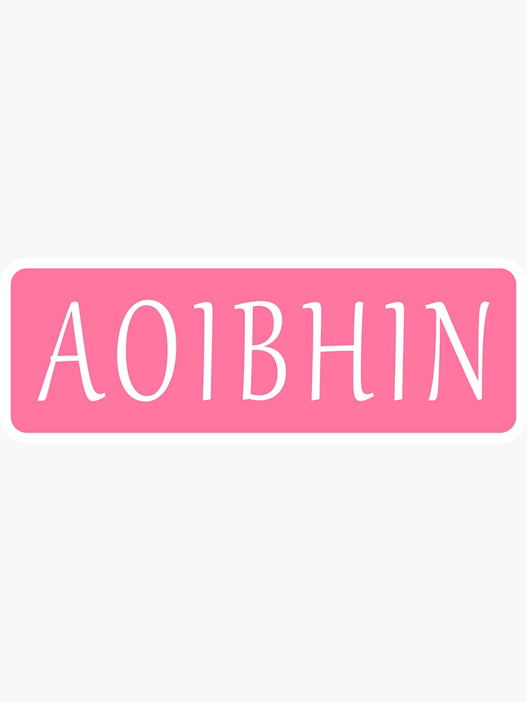 "Aoibhin Name" Sticker for Sale by jeallan | Redbubble