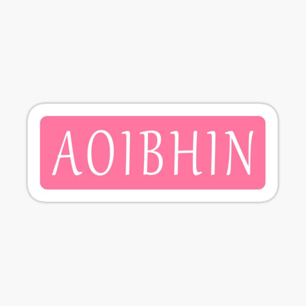 "Aoibhin Name" Sticker for Sale by jeallan | Redbubble