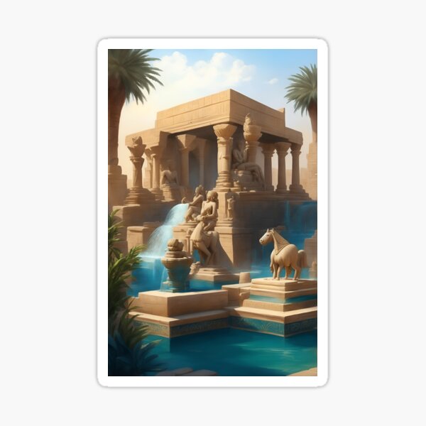 "Mesopotamia 8 - Sumer" Sticker for Sale by AncientChamber | Redbubble