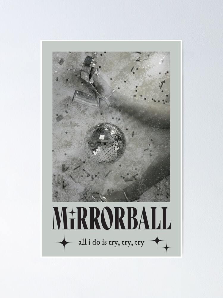 "Mirrorball" Poster for Sale by cherrypunchart | Redbubble