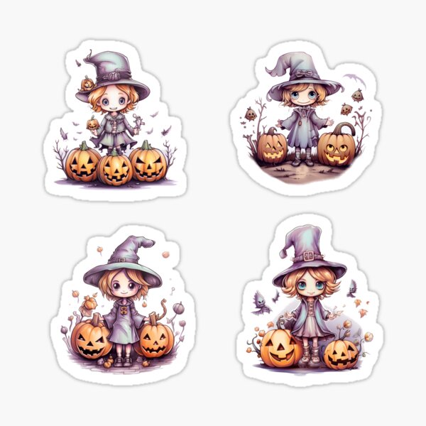 "Mini-Witches Sticker Pack" Sticker for Sale by ryansplan | Redbubble
