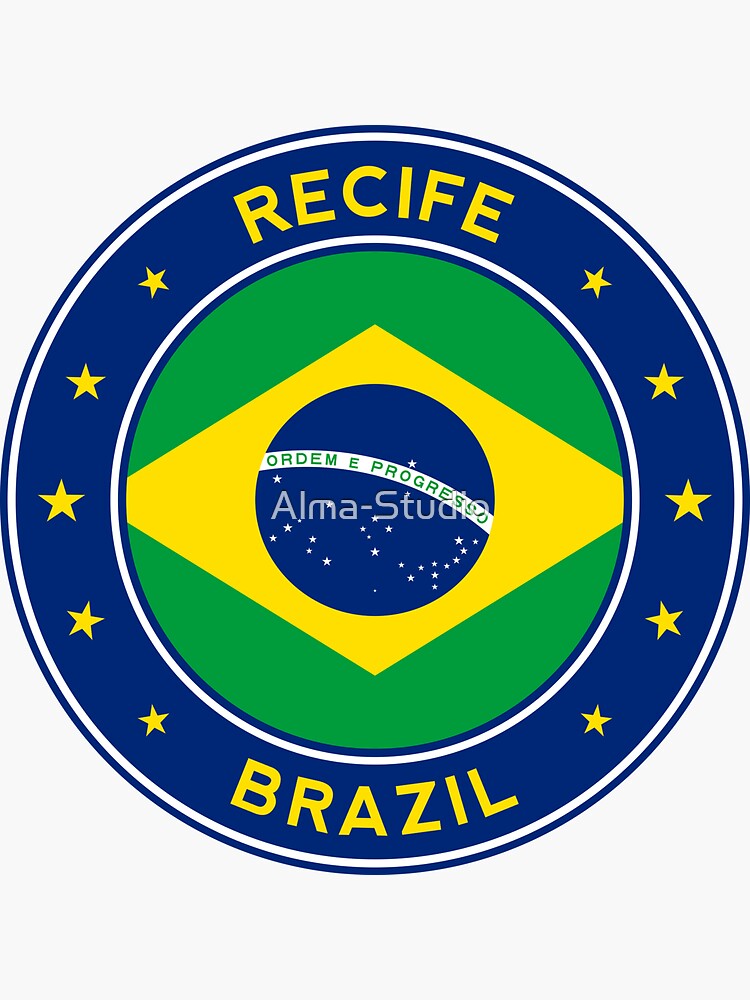 "Recife, Brazil" Sticker for Sale by Alma-Studio | Redbubble