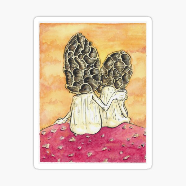 "Morel Support" Sticker for Sale by AllBannedKind | Redbubble