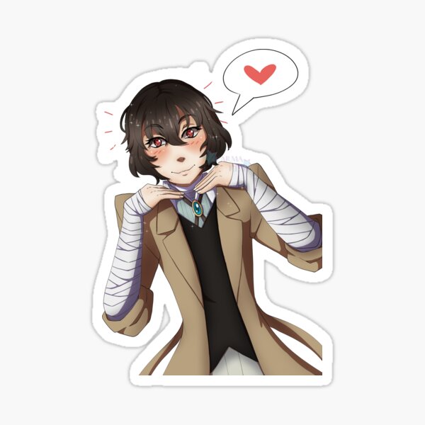 "Dazai Osamu" Sticker by AstralKarma | Redbubble