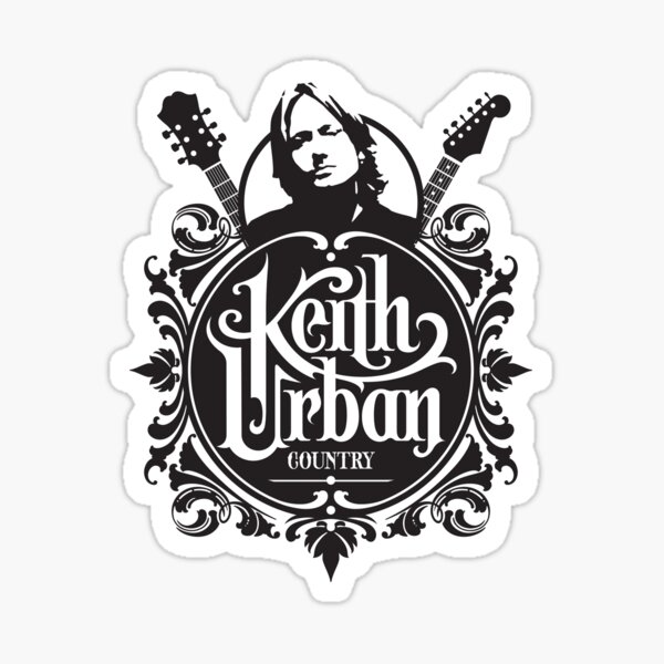 "Keith Urban" Sticker for Sale by Miamiman | Redbubble