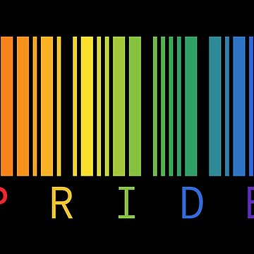 "Pride Unique Barcode" Sticker for Sale by nerd-nandez | Redbubble