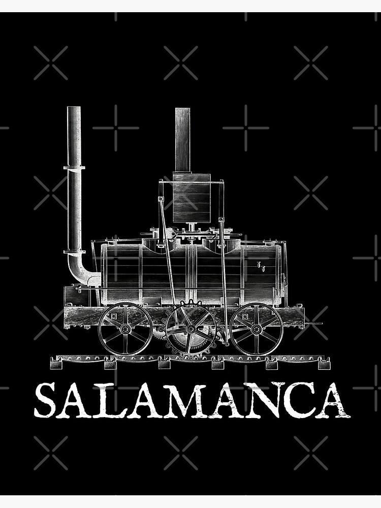 "SALAMANCA Steam Locomotive Leeds 1812 Engine Train History" Art Board ...