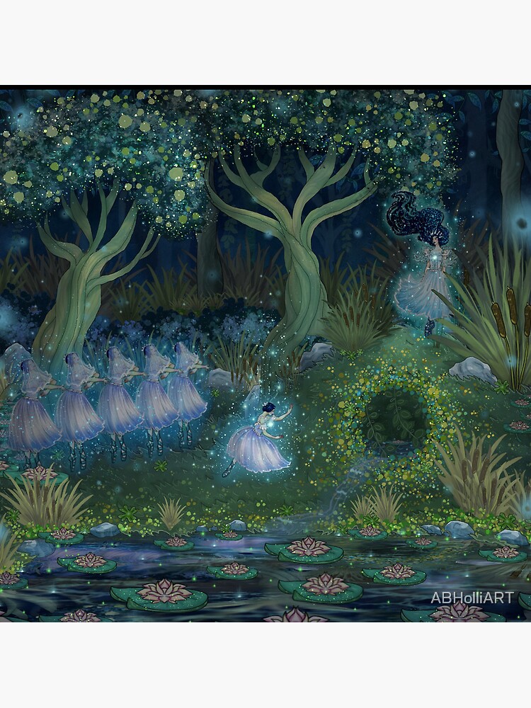 "Giselle Ballet: Giselle meets the Queen of the Willis" Greeting Card ...