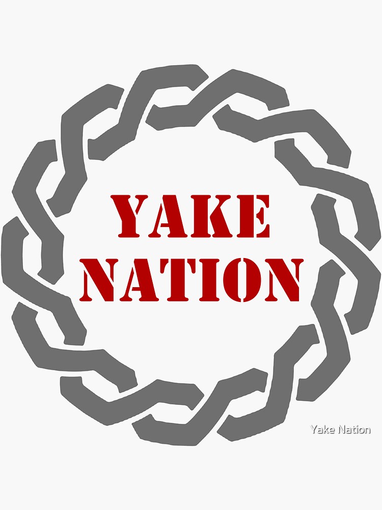 "Yake Nation Premium Logo" Sticker for Sale by Yake Nation | Redbubble