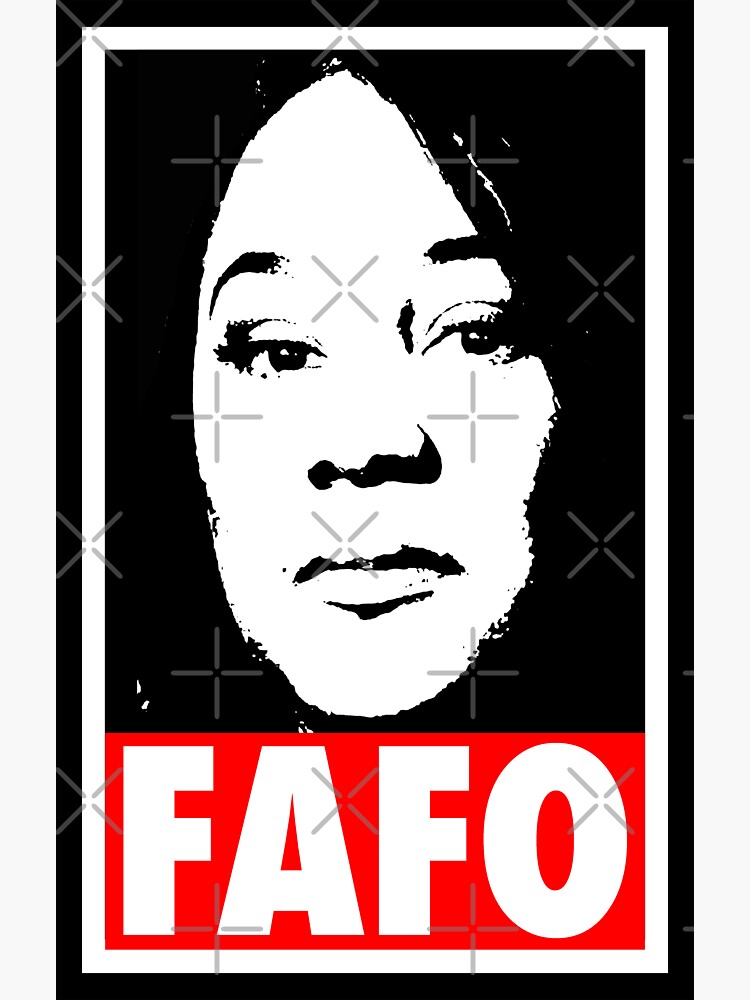 "Fani Willis - FAFO" Sticker for Sale by Thelittlelord | Redbubble