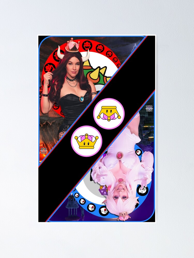 "Bowsette & Boosette" Poster for Sale by kendoman2 | Redbubble