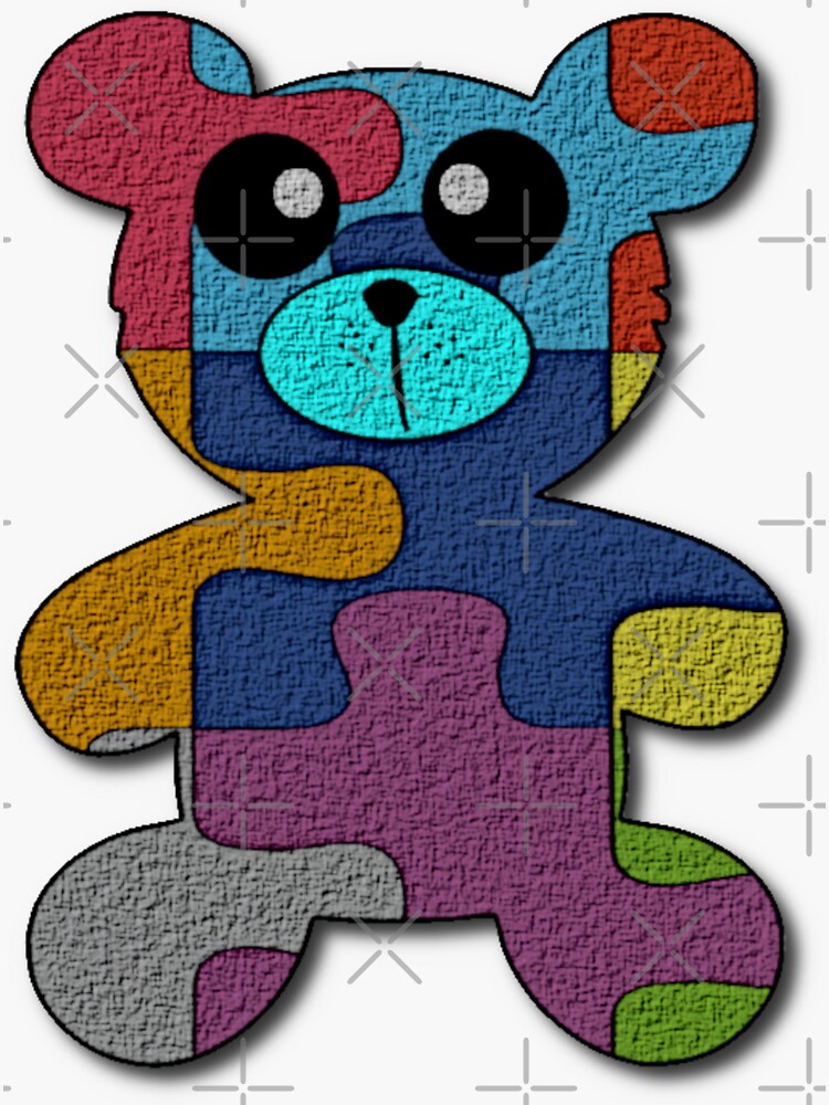 "TEDDY" Sticker for Sale by JASCKSHIRTS | Redbubble