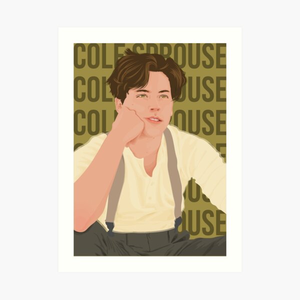 "Cole Sprouse Fan Art" Art Print for Sale by aartmoore | Redbubble