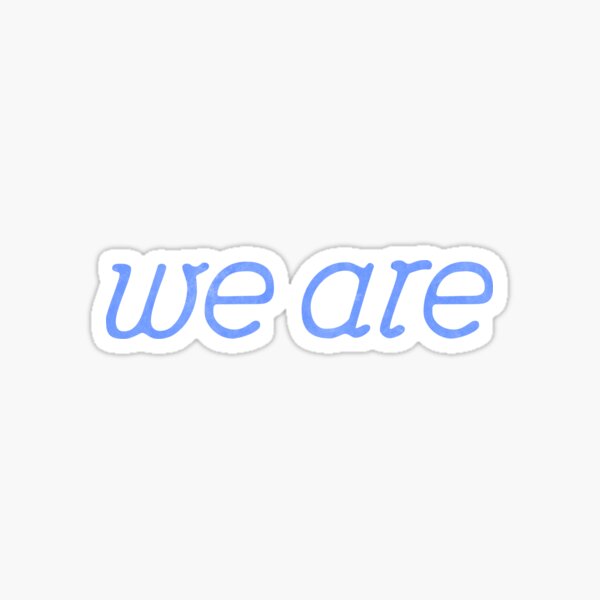 "dainty lil we are" Sticker by lolosenese | Redbubble