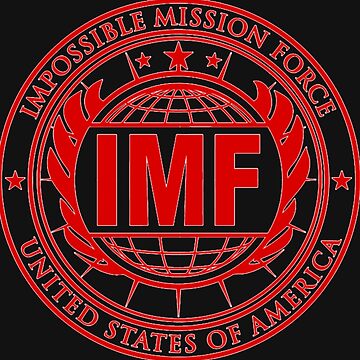 "IMF MISSION IMPOSSIBLE " Sticker for Sale by sheshoke | Redbubble