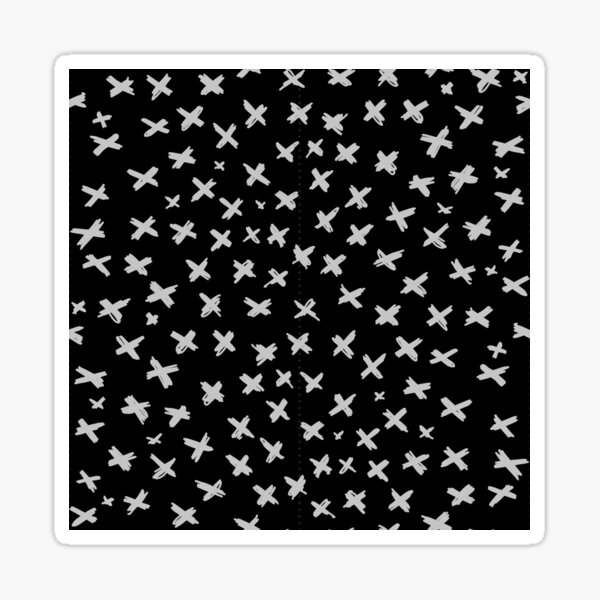 "Grunge X" Sticker for Sale by CreateHappy | Redbubble