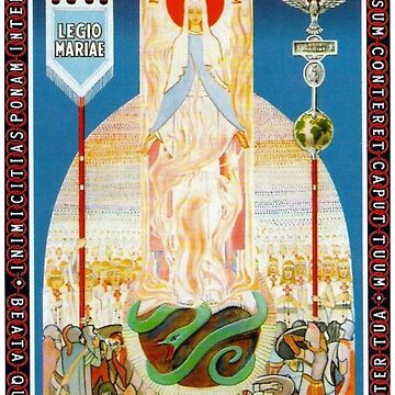 "Legion of Mary Marijina Legija Legio Mariae" Sticker for Sale by ADMG | Redbubble