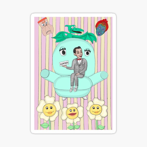 "Pee-Wee" Sticker for Sale by Booradleeanna | Redbubble