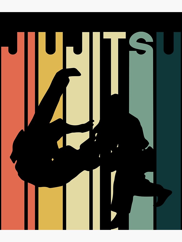 "Jiu Jitsu Silhouette Kickboxing Martial Arts Bjj Mma Fighting ...
